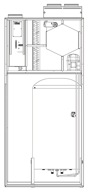 Compact P - multi-unit with several installations combined in one
