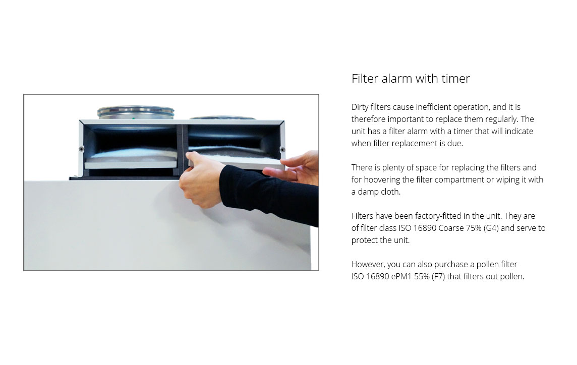 Compact P - multi-unit with several installations combined in one