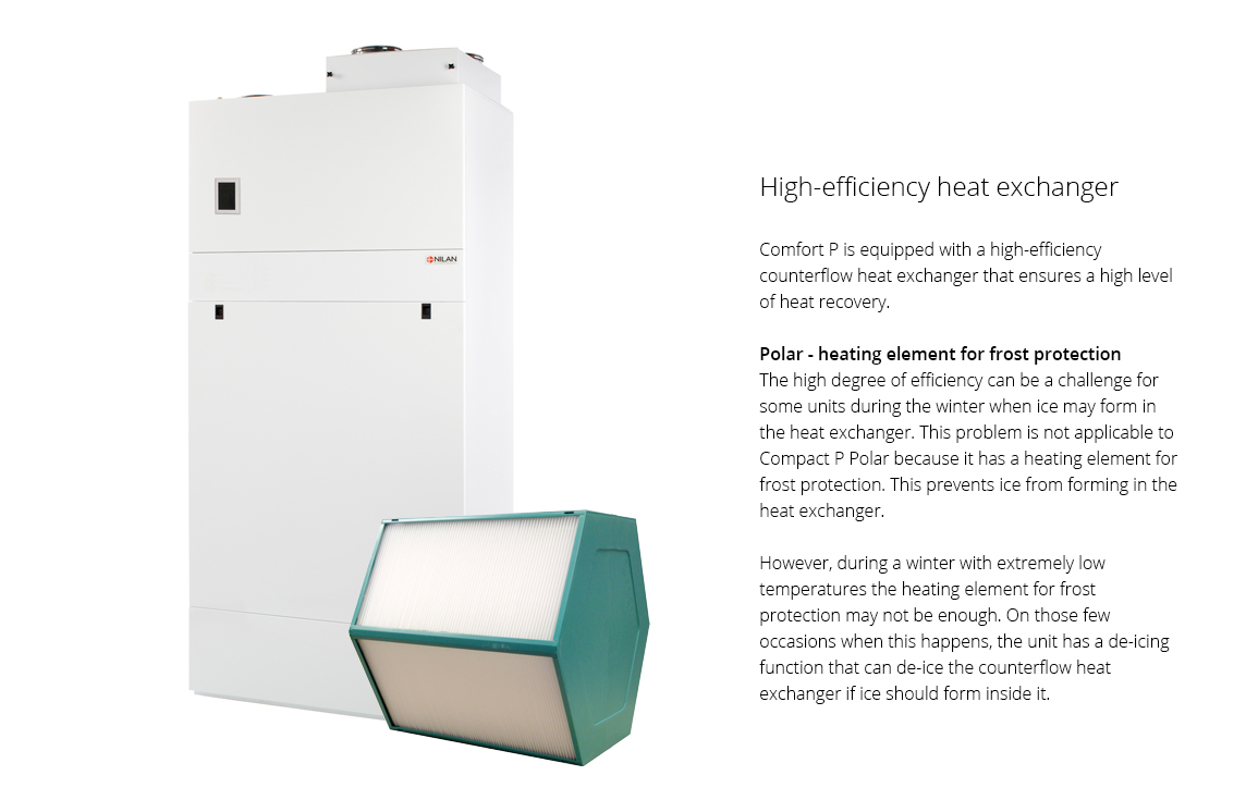 Compact P - multi-unit with several installations combined in one