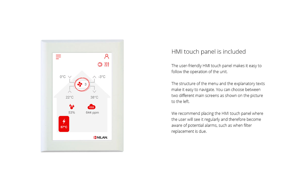 Compact P - multi-unit with several installations combined in one